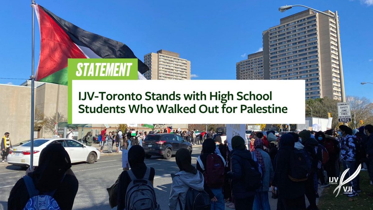 IJV-Toronto Stands with High School Students Who Walked Out for ...