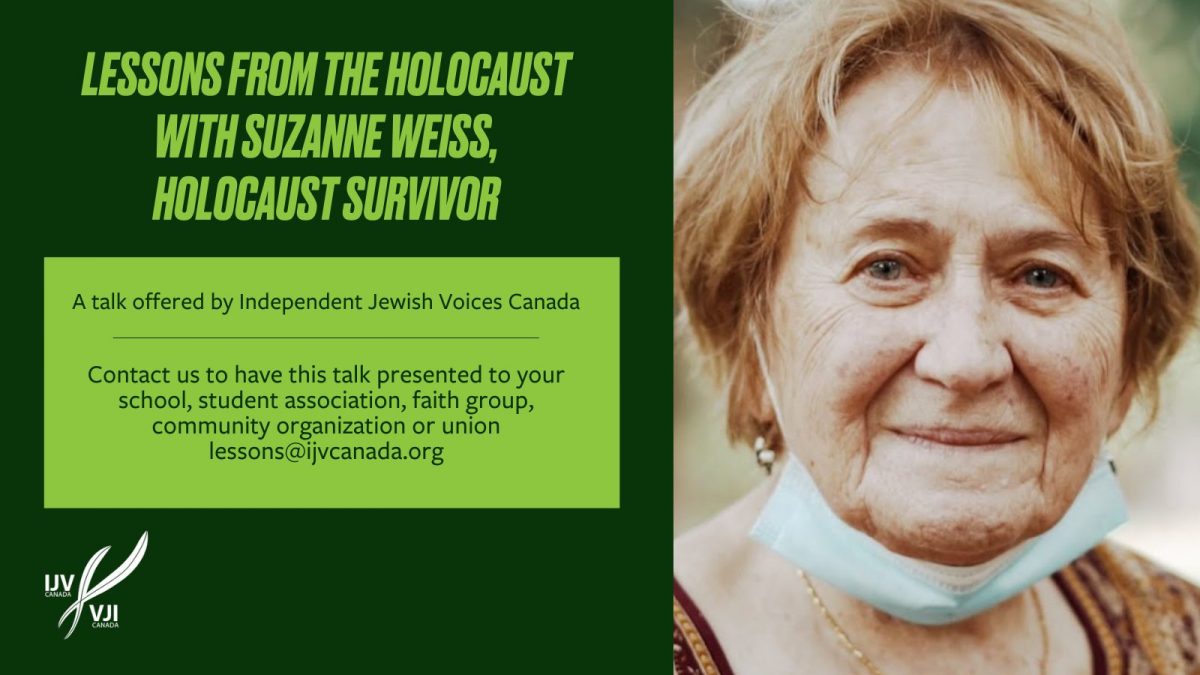 Workshop Opportunity: Lessons From the Holocaust with Suzanne Weiss ...