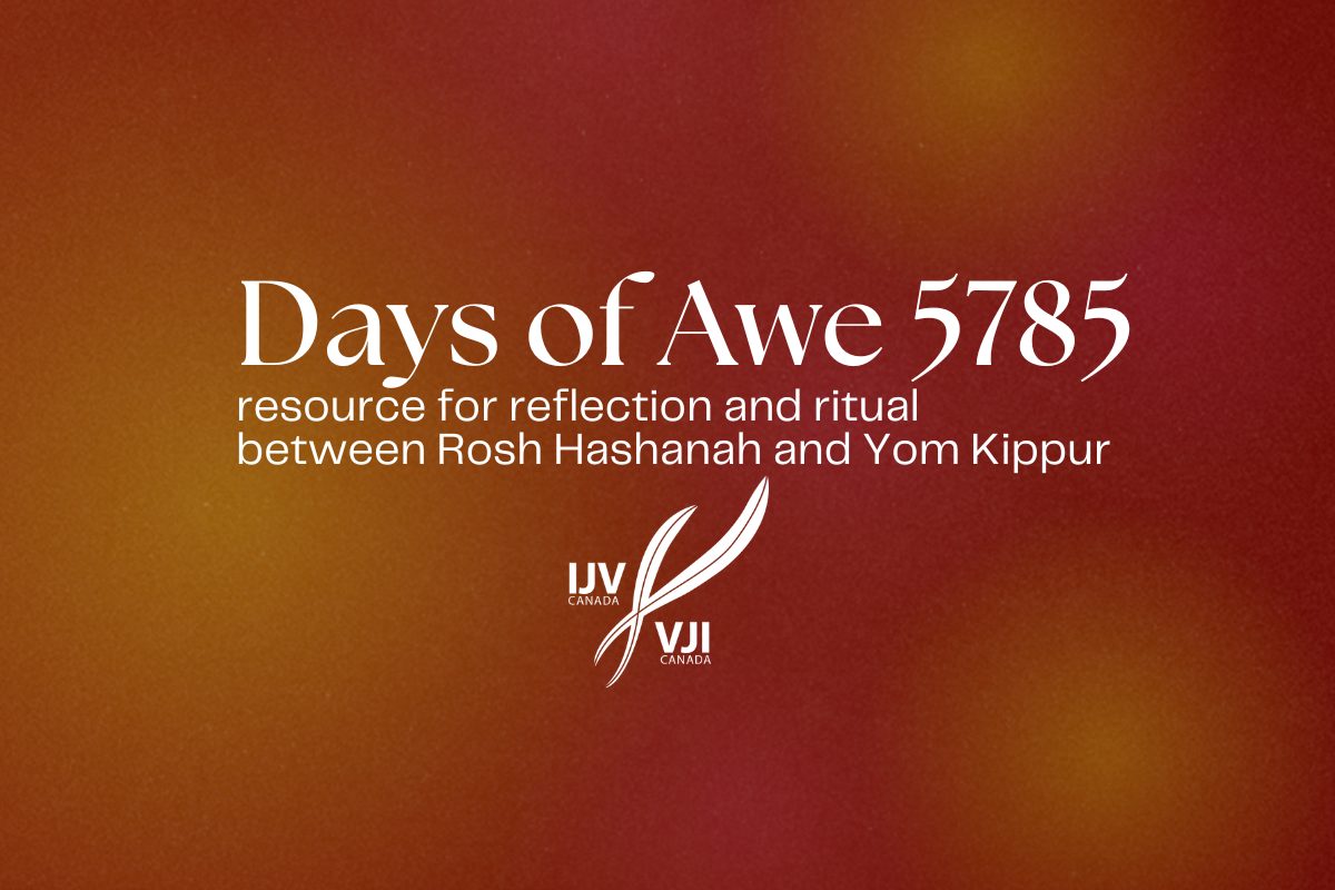 Days of Awe 5785: Resources for Ritual and Reflection – Independent ...
